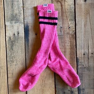 PINK Victoria's Secret | Shoes | Euc Pink Victoria Secrets Tube Socks ...